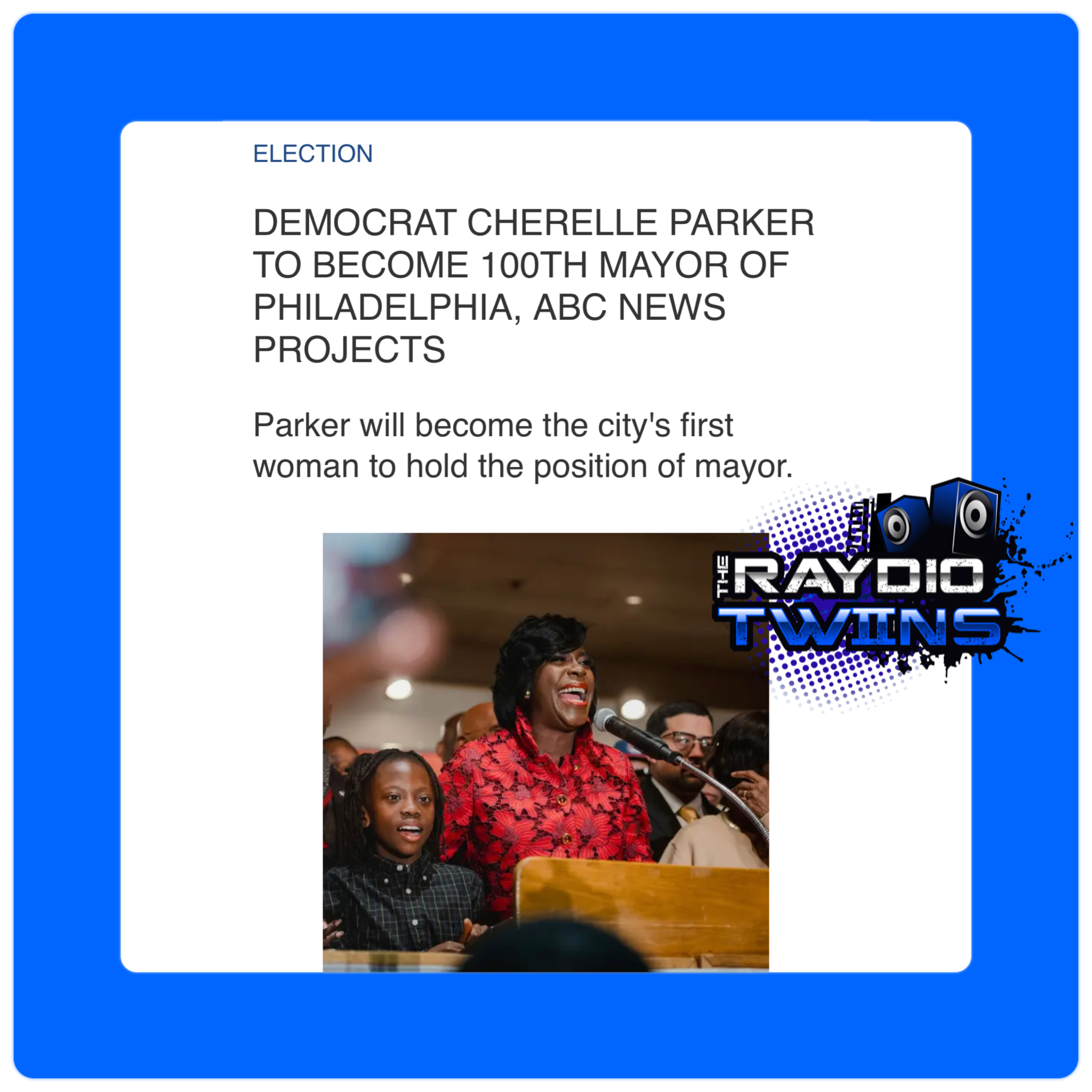 Cherelle Parker becomes (100th mayor) first woman mayor in Philadelphia ...